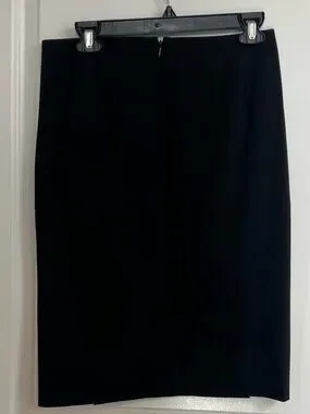 Theory | Skirts | Nwt Theory Golda Black Suit Pencil Skirt 6 | Poshmark